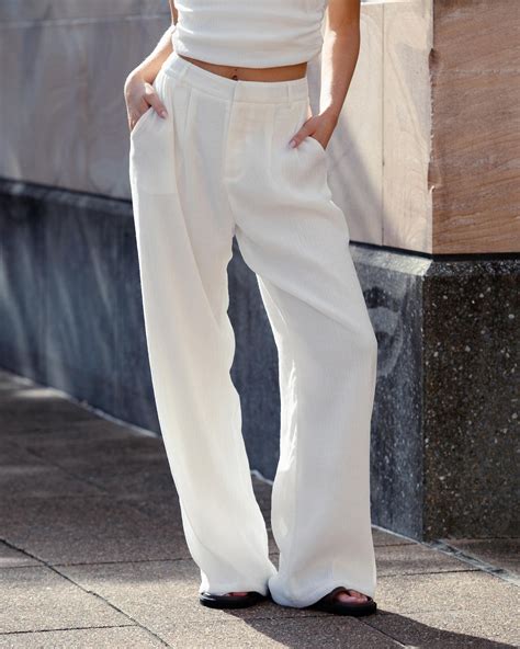 Shop Mooloola Joey Pants In White Fast Shipping And Easy Returns City