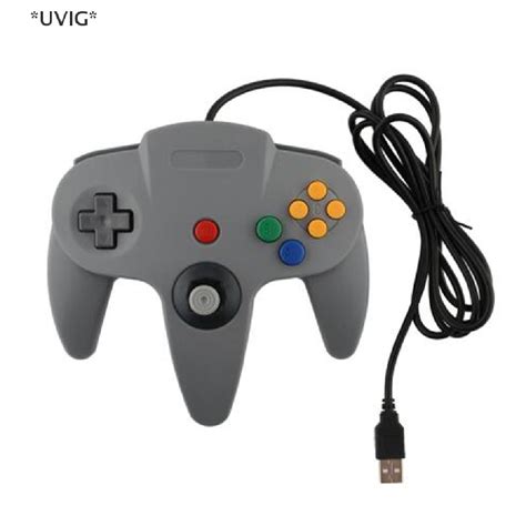 Uvig Gaming Joypad Joystick Usb Gamepad For Nintendo Game Cube For N64 64 Pc New Shopee