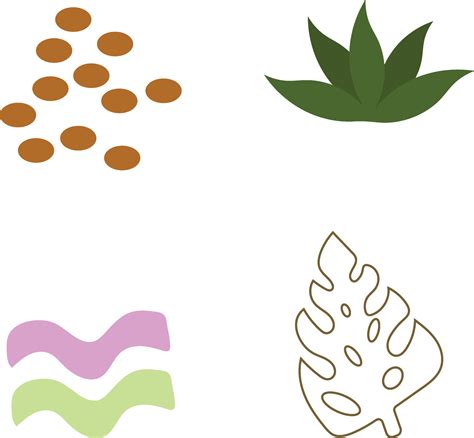 Abstract Organic Aesthetic Shape Set Vector Illustration 28857840 Vector Art At Vecteezy