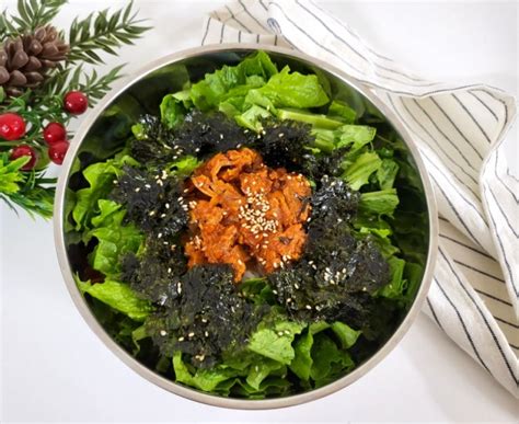 고추참치비빔밥 만들기 상추참치비빔밥 간단한 참치캔 요리 네이버 블로그