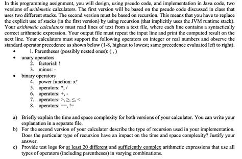 Algorithm For Evaluating Expressions O Two Stacks
