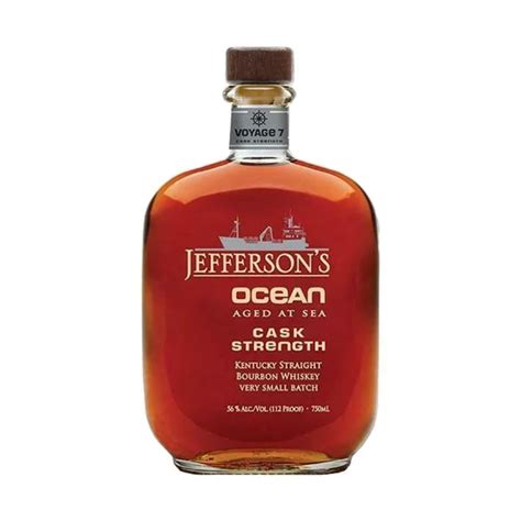 Jeffersons Ocean Aged Cask Strength Bourbon Whiskey Voyage 7 Vodka