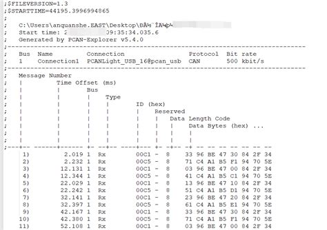 C 读取多种can报文文件转换成统一格式数据，工具类：canmsgreadcan报文格式转换工具 Csdn博客