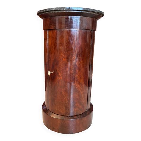 Somno Epoque Empire Acajou De Cuba Flammé Marbre Sainte Anne Noir