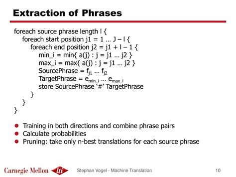 Ppt Machine Translation Phrase Alignment Powerpoint Presentation Free Download Id 3507975