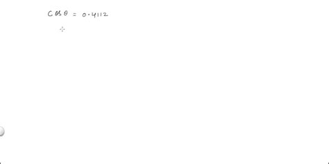 Solved Use A Calculator To Find The Value Of The Acute Angle θin Radians Rounded To Three