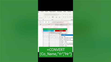 Best Excel Triks And Tips No 34 Convert 2 Years Into Hours Exceltips Exeltriks Msoffice