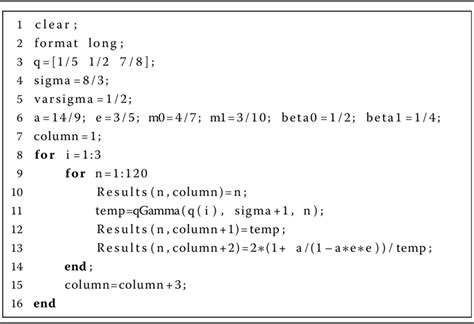 Matlab Lines For Examples 41 And 42 Download Scientific Diagram