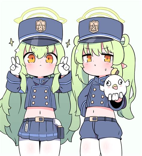 Peroro Hikari And Nozomi Blue Archive Drawn By Kiosk Artist Danbooru