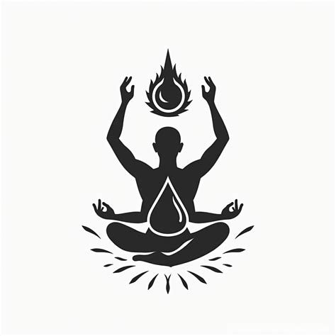 Simple Science Yoga Logo Stable Diffusion Online