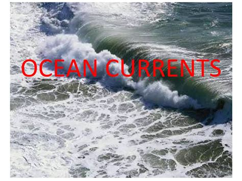 Ocean Currents Powerpoint Ppt