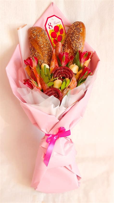 Женский колбасный букет | Букет