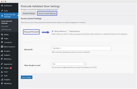 Woocommerce Restrict Catalog Or Entire Store Access By Post Code Plugin