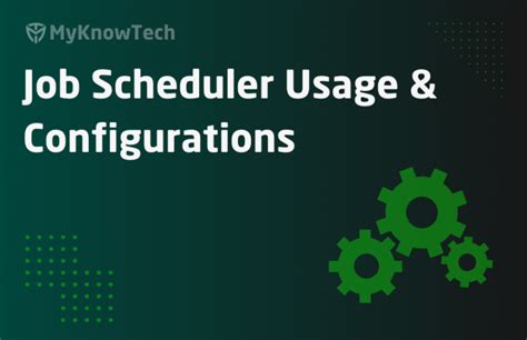 Job Scheduler Usage And Configuration In Pega