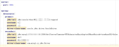 Springboot 配置oracle和mysql数据源使用jdbc连接springboot 配置mysql跟oracle Csdn博客