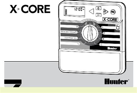 Hunter X Core Irrigation System Owners Manual And Programming