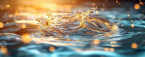 Abstract Water Wave Motion Dynamic Tube Wave In Motion Energy