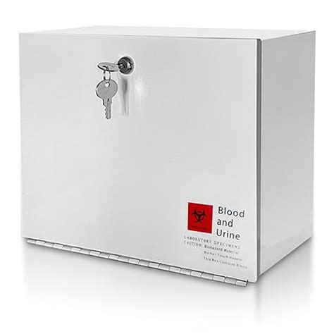 Amazon Com Specimen Lock Box Heavy Duty Metal Secure Over Under The Door Drop Box For