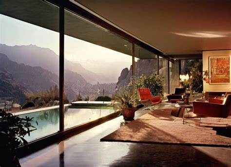 Modern Architectural Building With Large Glass Windows Stock Illustration Illustration Of