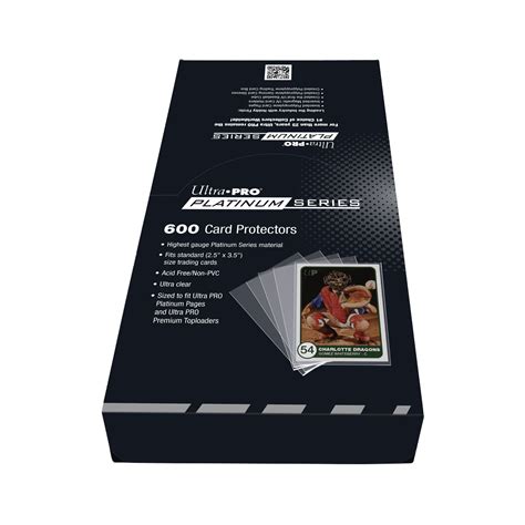 Protège Cartes De La Série Platinum Pour Cartes à Collectionner