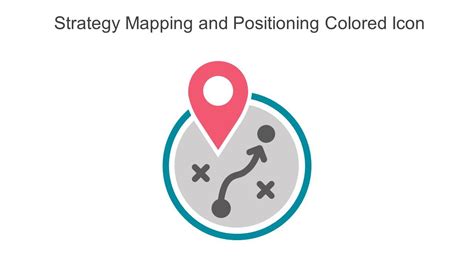 Strategy Mapping And Positioning Colored Icon In Powerpoint Pptx Png And Editable Eps Format Ppt