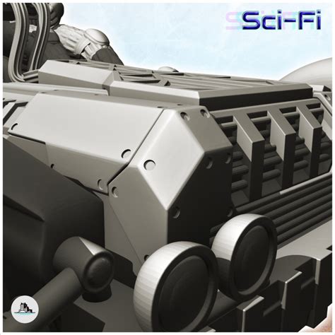 3d Printable Planetary Exploration Rover With Two Astronauts 2 Future Sci Fi Sf Post