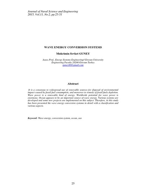 Wave Energy Conversion Systems 123540 105377 Unduh Gratis Pdf