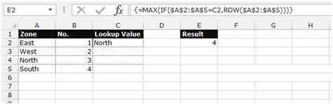 Retrieving The Row Number That Corresponds With A Matched Value In A Look Up In Excel