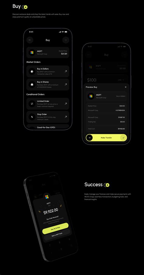 Stock Trading Mobile App UI UX Design Behance