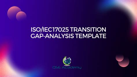 Iso Iec 17025 Transition Gap Analysis Template