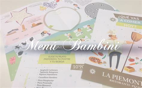 Menú Bambini