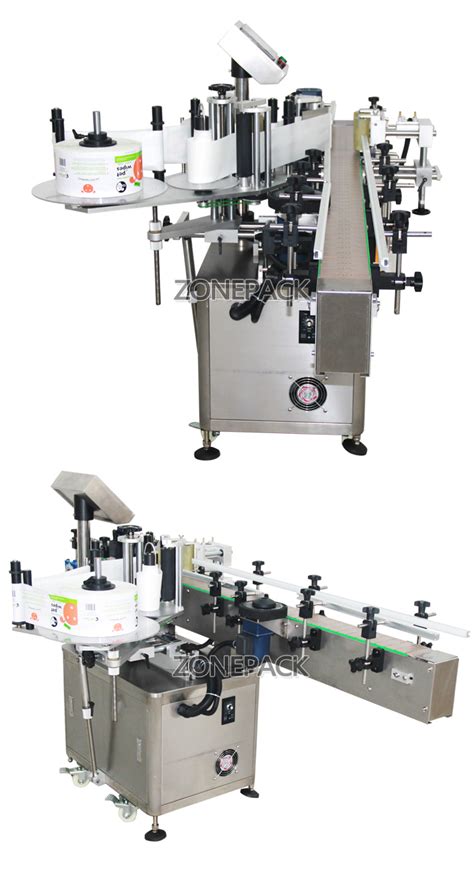 Zonepack Automatic Round Bottle Labeling Machine For Food And Beverage F
