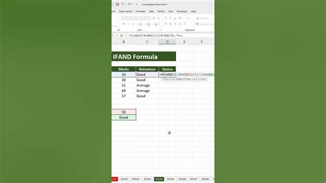 Ifand Formula In Excel Basic Formula Of Microsoft Excel Youtube