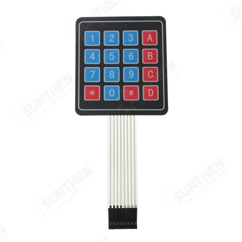 4x4 Matrix Array 16 Key Membrane Switch Keypad Keyboard For Arduinoavr