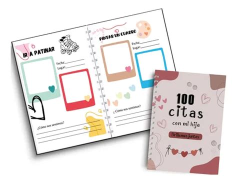 F Libro 100 Citas Con Mi Hija Citas Mamá E Hija Media Carta Meses Sin