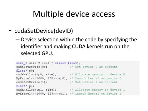 PPT Multi GPU And Stream Programming PowerPoint Presentation Free Download ID 2405519
