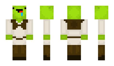 Shrek Minecraft Skin 64x32 Steve