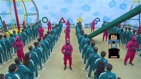 я попал в игру в кальмара в маинкравте Youtube