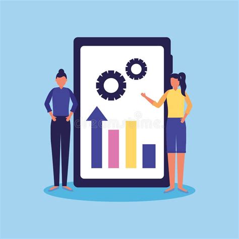 Workflow And Infographic Vector Design Stock Illustration