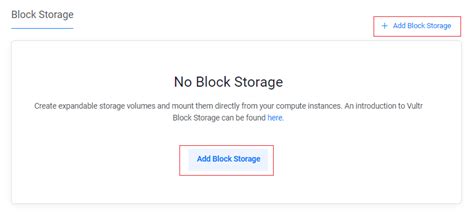 how to provision vultr block storage volume vultr docs