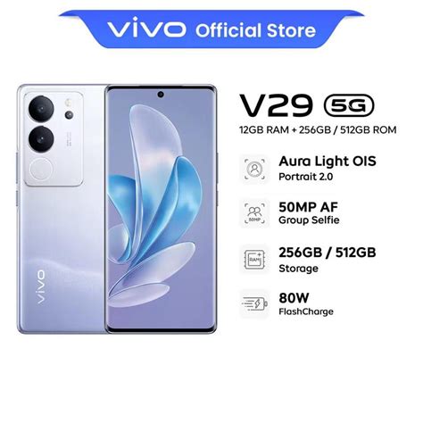 Vivo V G Smartphone Gb Gb Extended Ram Gb Gb Rom Aura Light Ois Potrait