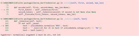 Typeerror Normalize Argument 2 Must Be Str Not Int · Issue 291 · Amaiyaktrain · Github