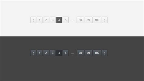 На основе Html и Css3 12 блестящих шаблонов пагинации страниц