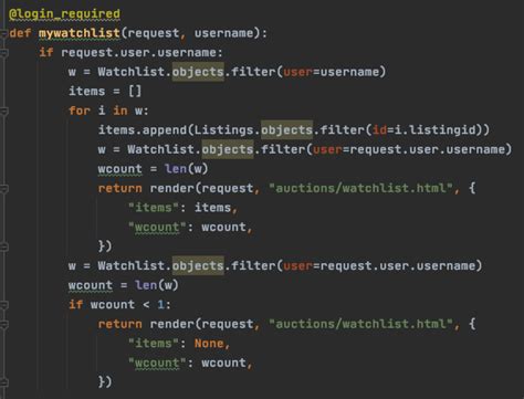 Project 2 Commerce Django Function Should Show All Entries Added To