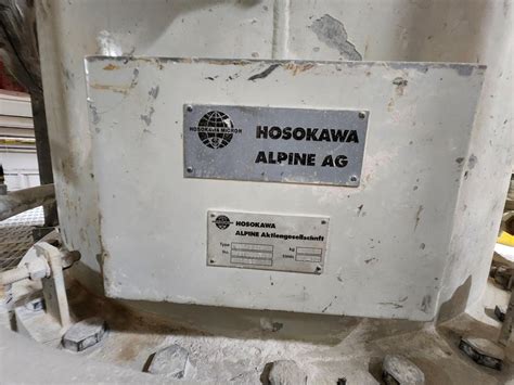 Used Classifier Air Hosokawa Alpine 3153 Turboplex Atp Ultrafine