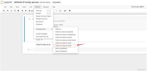 如何在conda虚拟环境开启jupyter Notebook或使用指定conda环境作为jupyter Notebook的内核conda