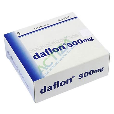 Daflon 500 Mg Is The Best Choice For Healthy Veins