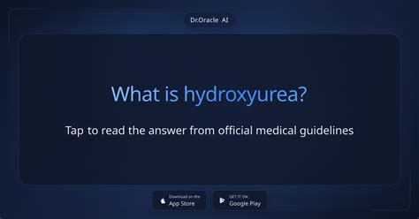 What Is Hydroxyurea