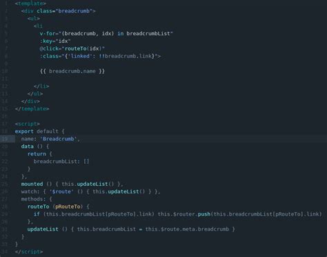 Automated Breadcrumbs With Vuejs Fagner Araujo Medium