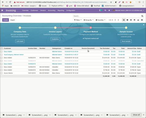 [12] the record has been modified warning on duplicating invoice · issue 28119 · odoo odoo